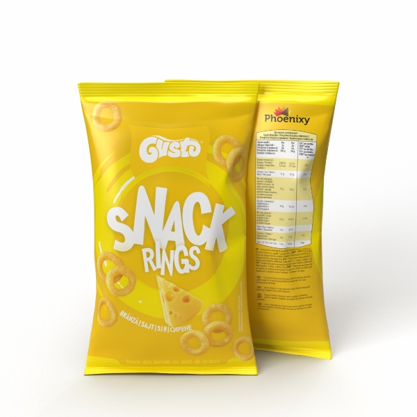 Snack karika sajt Gusto 100gr (12 zacskó/doboz), Supreva nagyker, Gusto